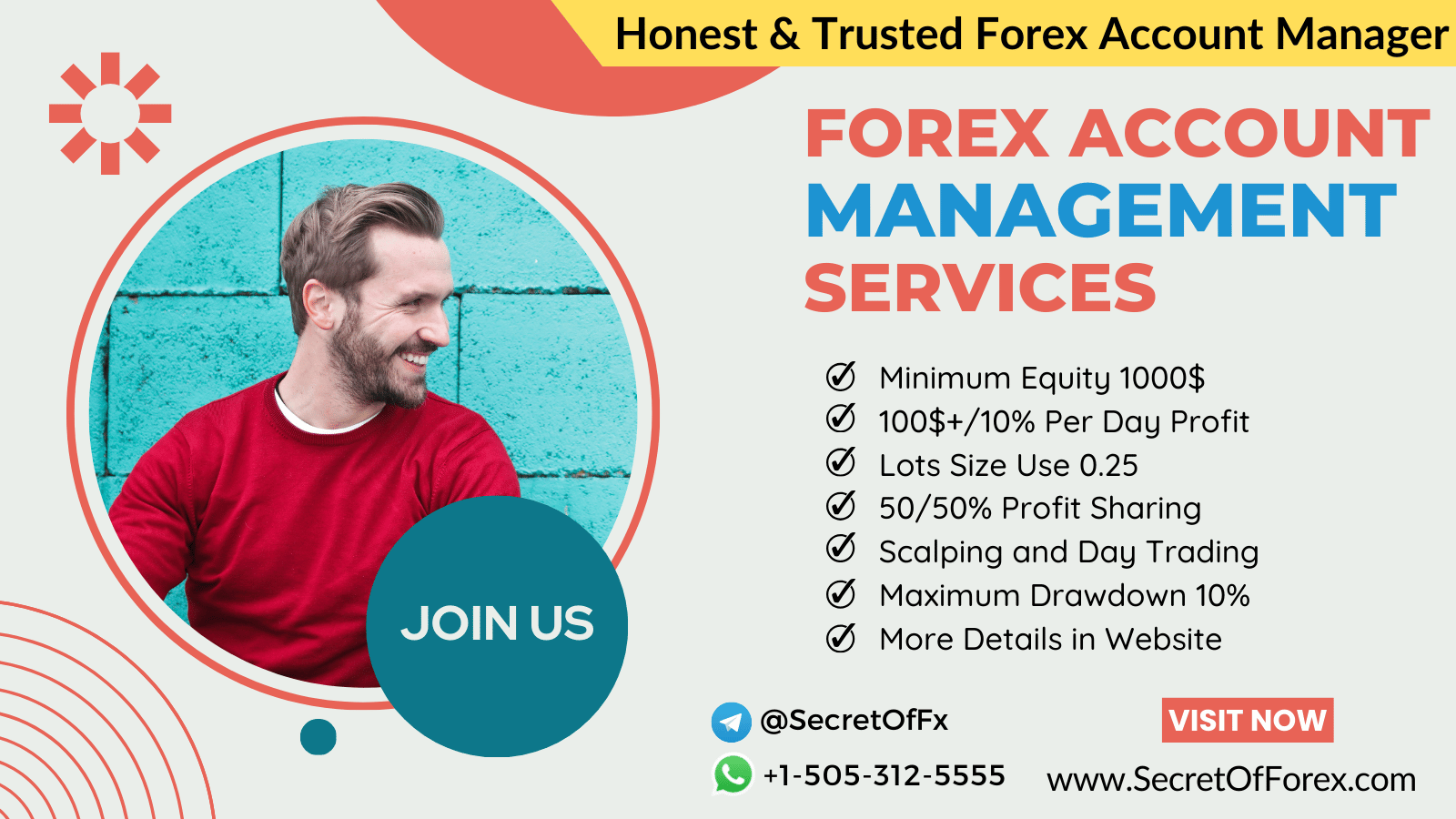 Forex Trading Account Management service